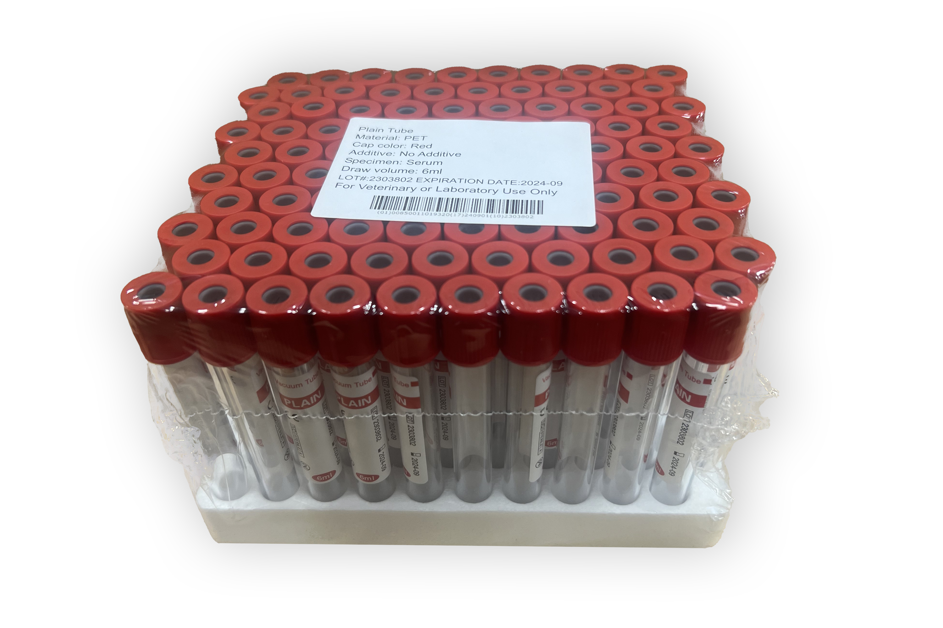 5ml Gold Top Plastic SST TUBE | Air-Tite Products